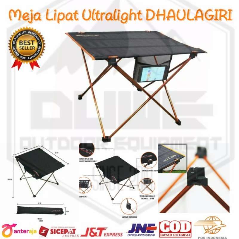 Jual MEJA LIPAT ULTRALIGHT DHAULAGIRI-MEJA CAMPING ALOY-MEJA MANCING di ...