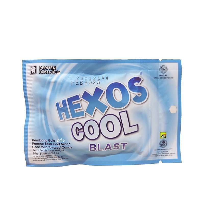 Jual Hexos Cool Blast - Sugar Free Mint Candy - 1 Sachet Di Seller ...