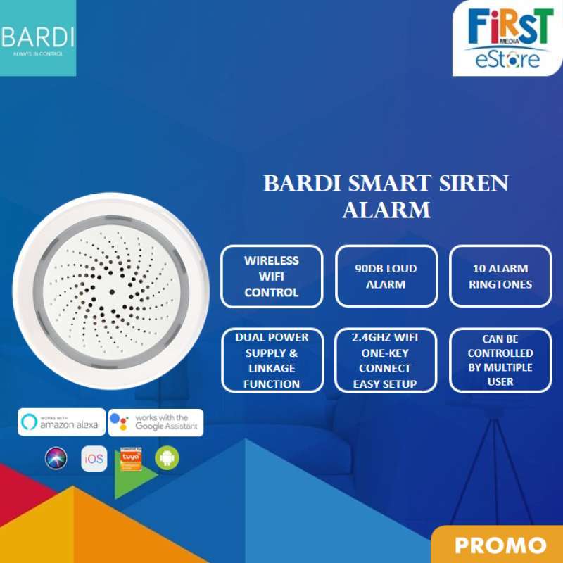 Jual Bardi Smart Siren Alarm di Seller First Media Hardware Official ...