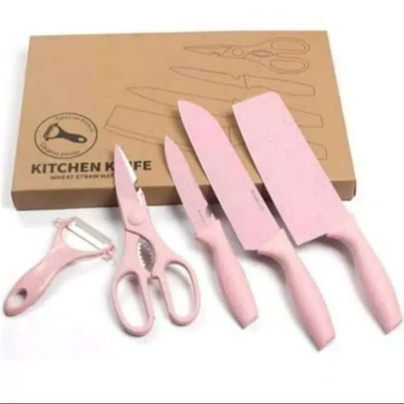 Jual Drow Cook Set Pisau Dapur Knives Piso Peso Pemotong Golok Daging ...