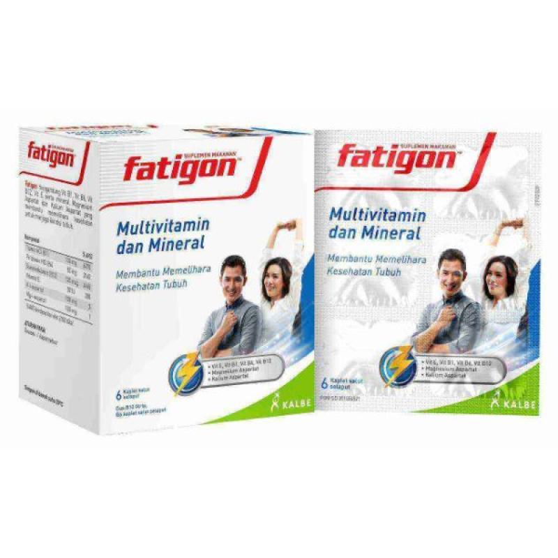Jual Fatigon Multivitamin dan Mineral [ 1 Box/ 10 Strips @ 6 Kaplet ...