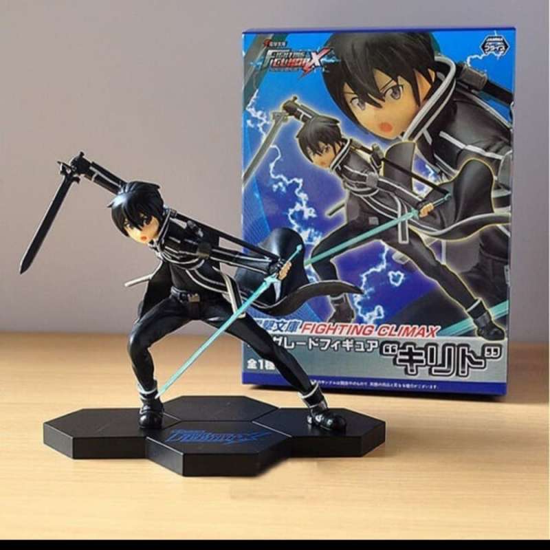 Jual Asuna Kirito SAO Sword art online Fighting pose Version Figure ...