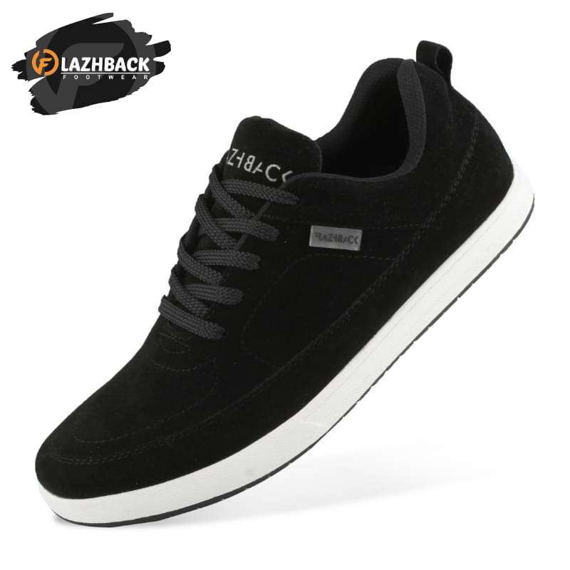 Jual Sepatu Kets Flazhback - Snackers Pria Warna Hitam / Sepatu Lokal ...