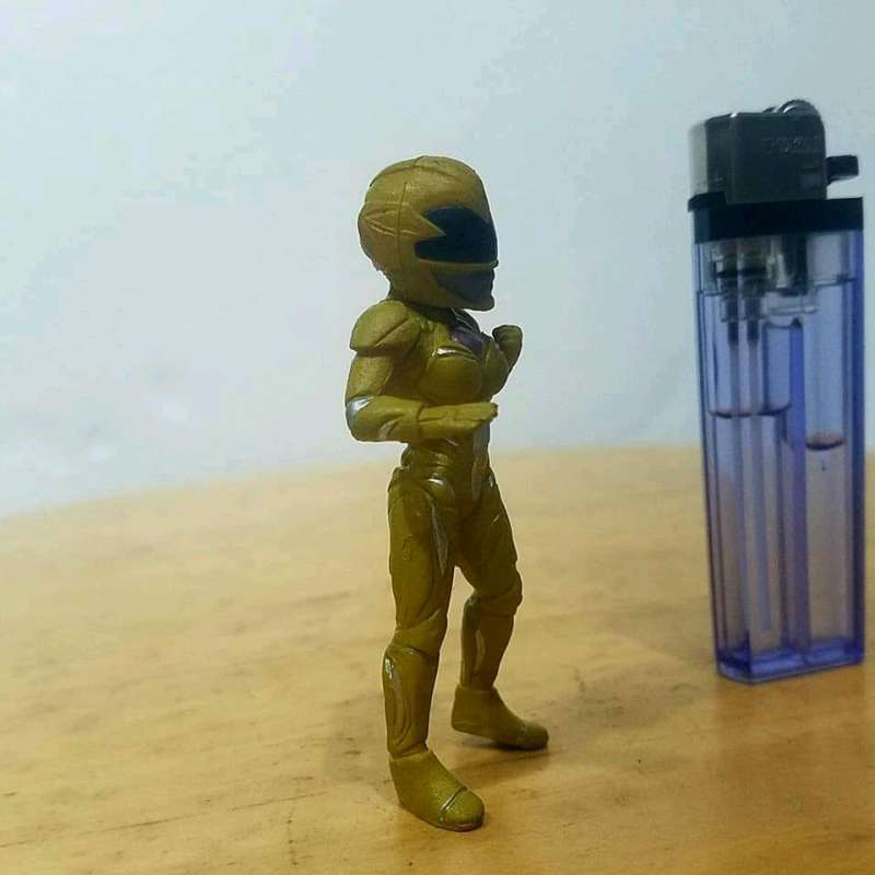 Jual Mainan Statue Figure Power Ranger Yellow Mmpr Mighty Morphin Power ...