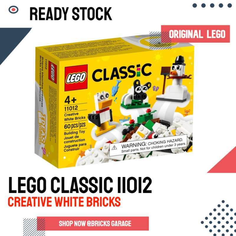 Jual LEGO 11012 Classic: Creative White Bricks di Seller Bricks Garage ...