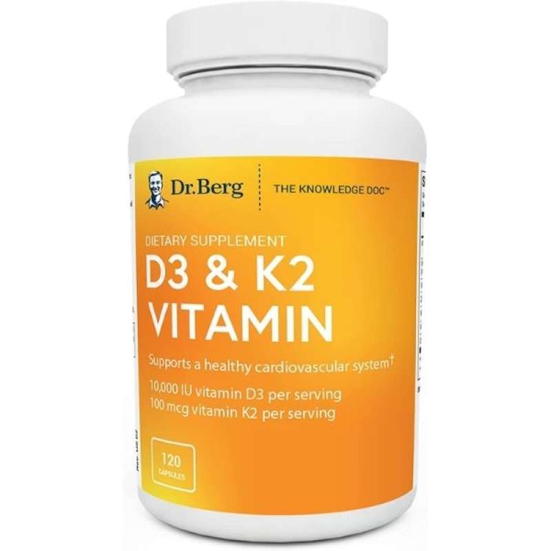 Jual Dr. Berg's D3 & K2 Vitamin Support Healthy Heart Bone & Joint ...