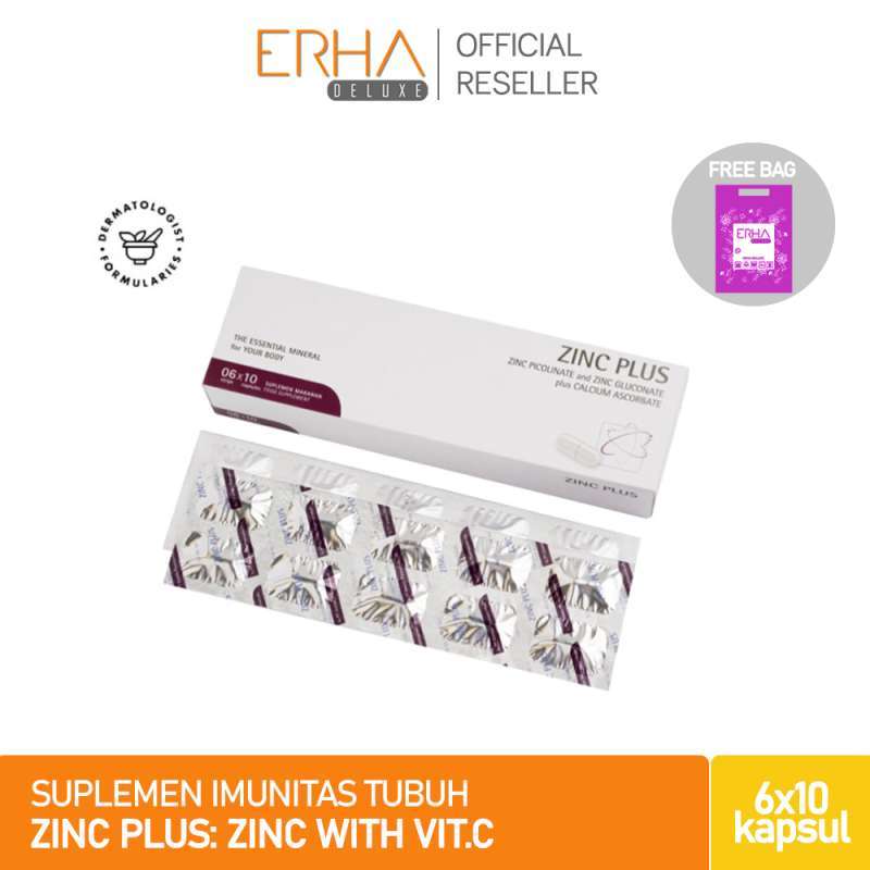 Jual Vitamin Zinc Plus Picolinate + Gluconate 50mg + Vit C 90mg - 60 ...