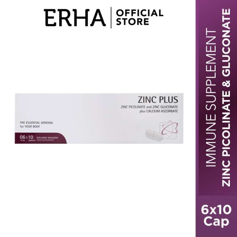 Jual Vitamin Zinc Plus Picolinate + Gluconate 50mg + Vit C 90mg - 60 ...