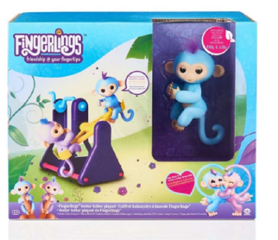 Carousel Fingerlings Monkey Play Set WOWWEE FINGERLINGS TWIRL-A-WHIRL ...