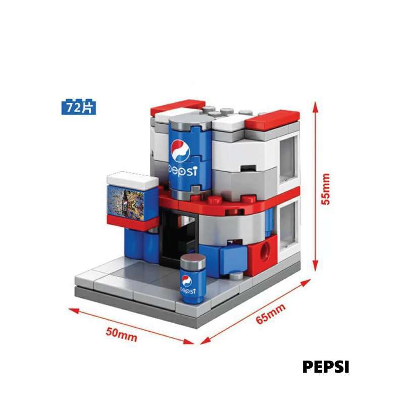 Jual Lego Bricks Sembo Block Mini World Fast Food Version Balok Susun ...