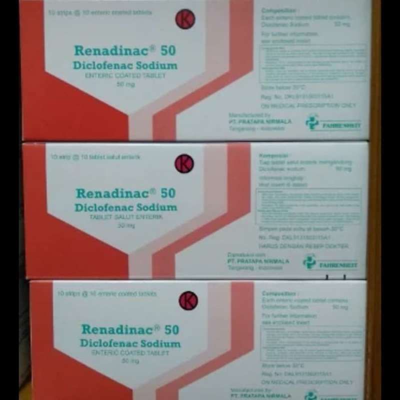 Jual original Renadinac-50-harga Perbox Isi 100 Tablet di Seller ...