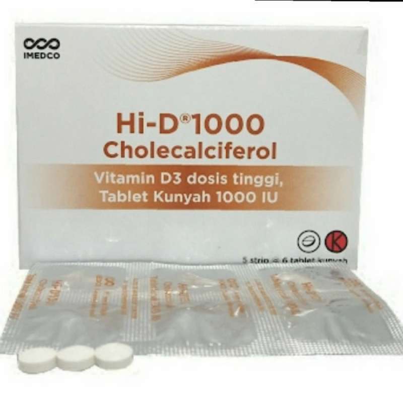 Jual Hi D 1000 IU Vitamin D3 di Seller Intishopcommcell - Kota Jakarta ...