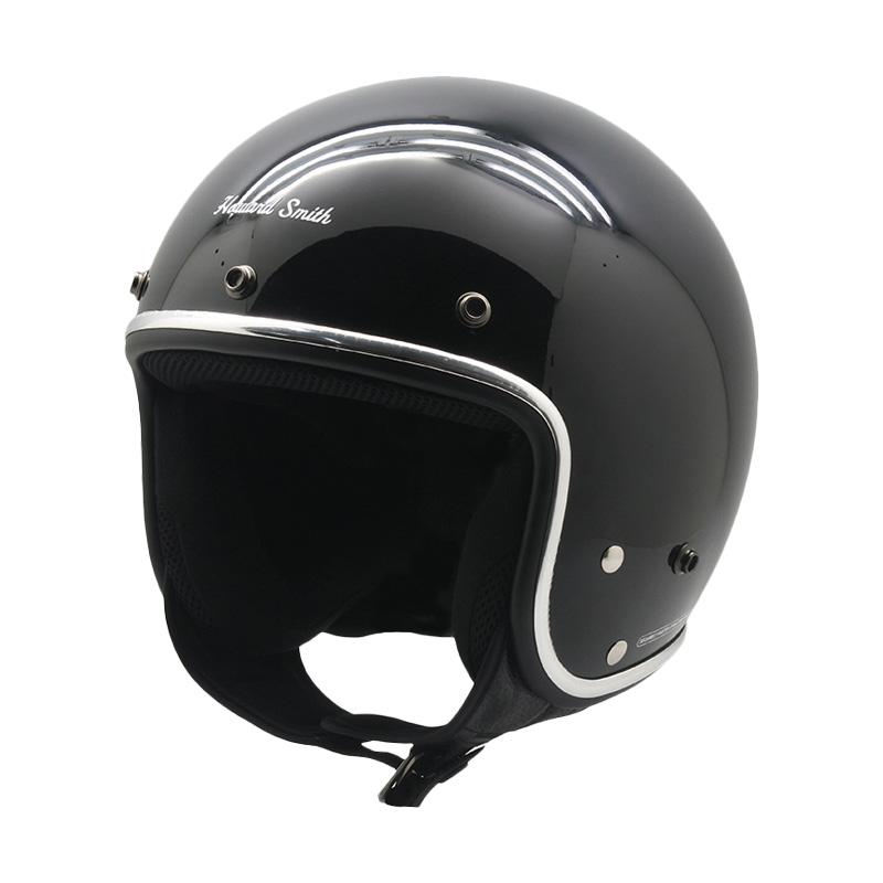 Jual Cargloss Retro Howard Smith List Chrome Helm Half Face - Deep ...