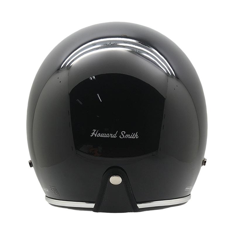 Jual Cargloss Retro Howard Smith List Chrome Helm Half Face - Deep ...