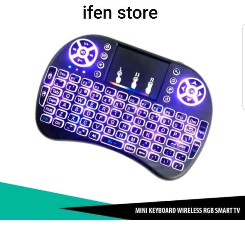 Jual Smart Keyboard Mini Led Wireless (for Smartphone/tv/pc/tablet ) Di ...