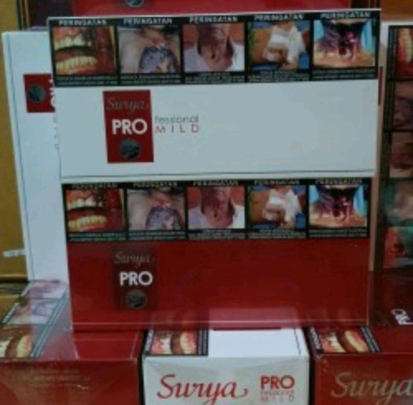 Jual Gudang Garam Surya Pro Mild Merah Rokok [16 Batang] 1 Slop 10 ...