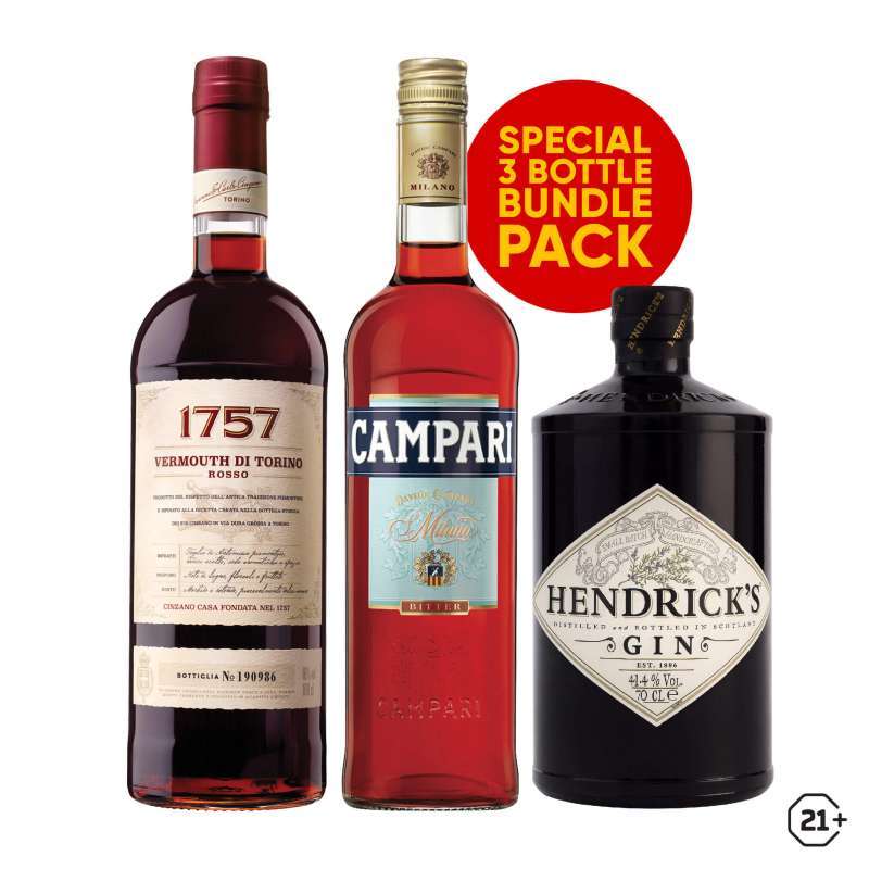 Jual Special Negroni Pack - Vermouth 1757, Campari & Hendricks Gin di ...
