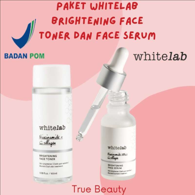 Promo PAKET Whitelab Brightening Face Toner dan Face Serum Diskon 7% di ...