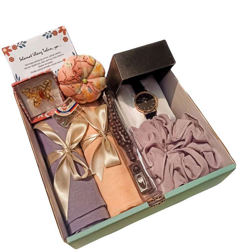 Jual KADO ULANG TAHUN PACAR HIJAB BELLA GIFT BOX PREMIUM HADIAH ULTAH ...