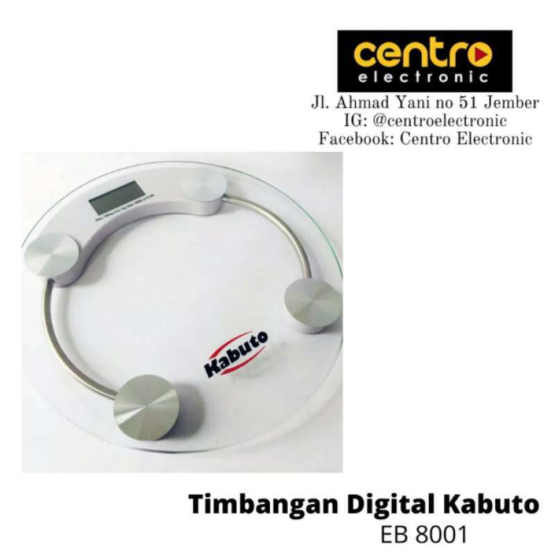 Jual Timbangan Badan Digital Kabuto Eb8001 Di Seller Centro Electronic ...