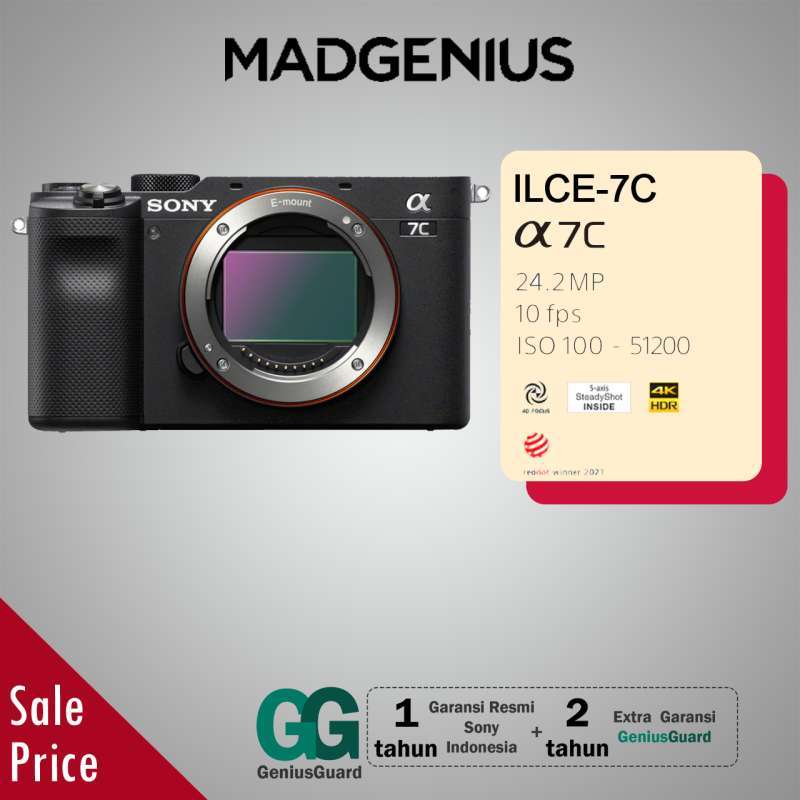 Promo SONY Alpha SONY Alpha A7C Mirrorless Digital Kamera [Body Only ...