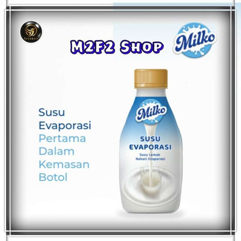 Jual Susu Evaporasi Milko Botol Plastik Pet - 210 Gr (kemasan Karton ...