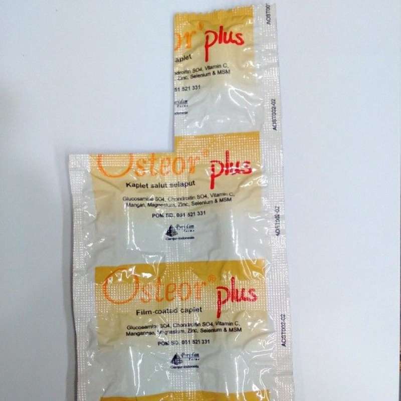 Jual Original Osteor Plus per tablet -vitamin tulang di Seller Apt ...