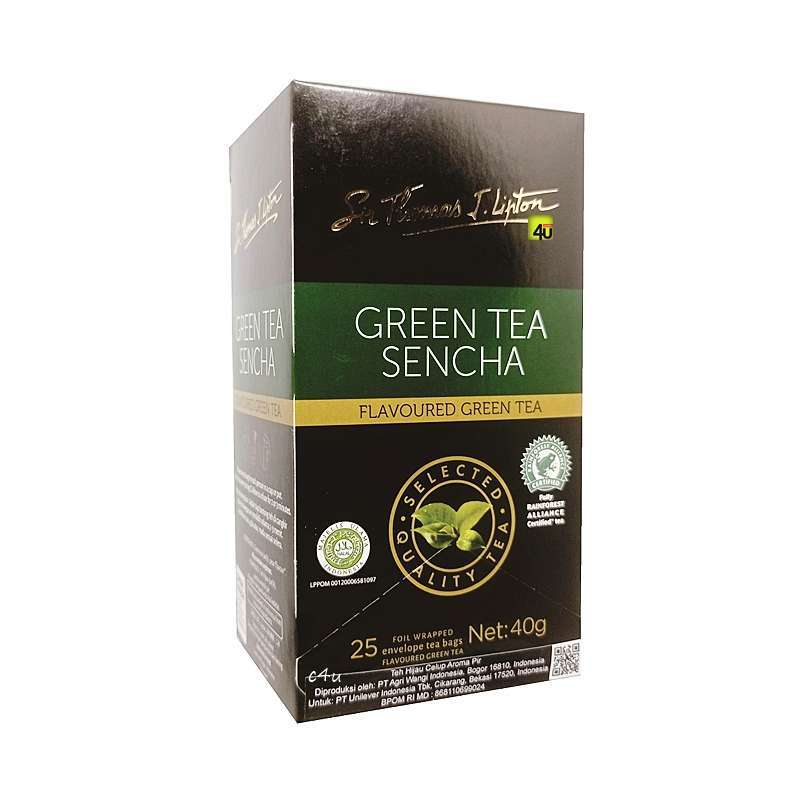 Jual Sir Thomas LIPTON - GREEN TEA SENCHA - Teh Celup isi 25s Export ...