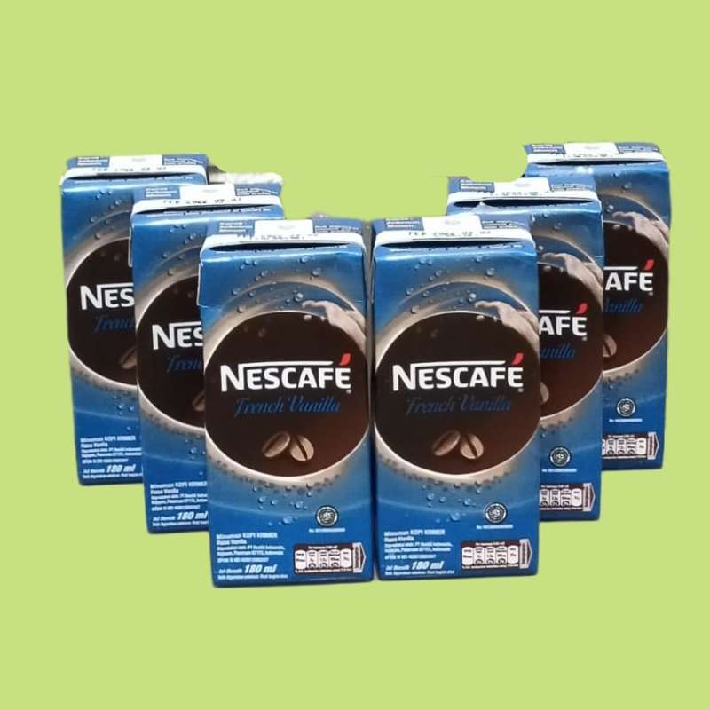 Jual Nescafe French Vanilla UHT Kopi Siap Minum 180ml [6 kotak] di ...