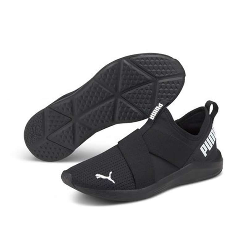 Jual Sepatu PUMA Prowl Training Slip On Shoes Black White ORIGINAL di ...