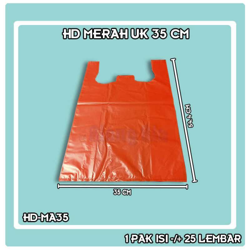Jual Plastik Tenteng Uk 35 Warna Merah - Kantong Plastik Ukuran Sedang ...