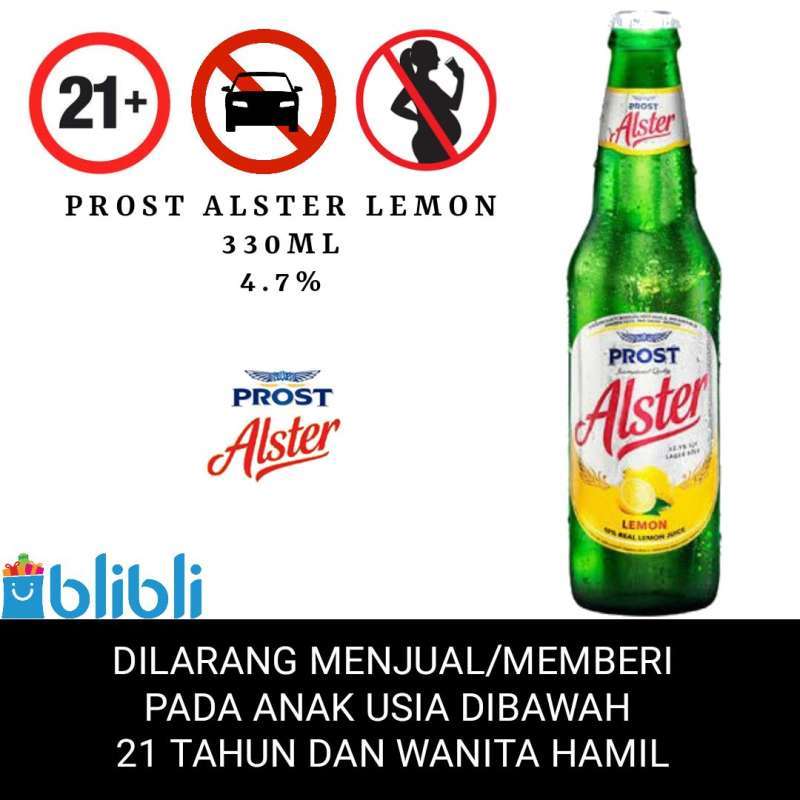 Jual Prost Alster Lemon 330ml | DREAM DRINK86 di Seller Dream Drink 86 ...