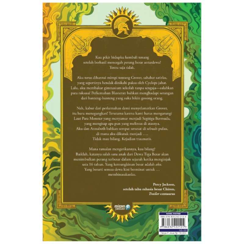 Promo Novel Percy Jackson #2: The Sea Of Monsters (republish) Diskon 15 ...