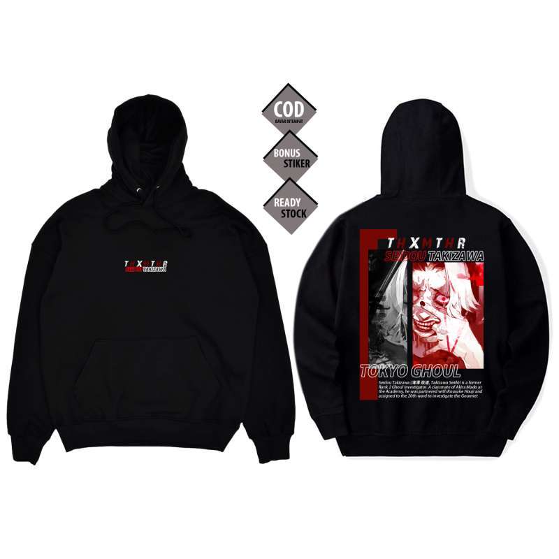 Promo HOODIE SEIDOU TAKIZAWA TOKYO GHOUL BAJU JEPANG JAPAN CULTURE ...