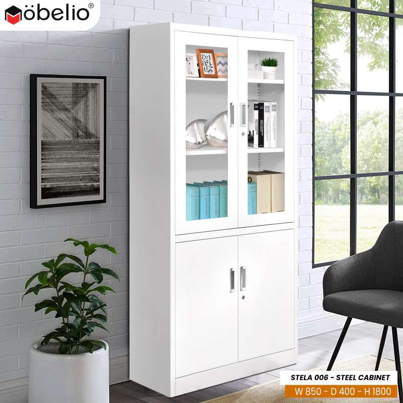 Jual Free Ongkir Rakit Jabodetabek Lemari Filling Kabinet Besi Kaca ...