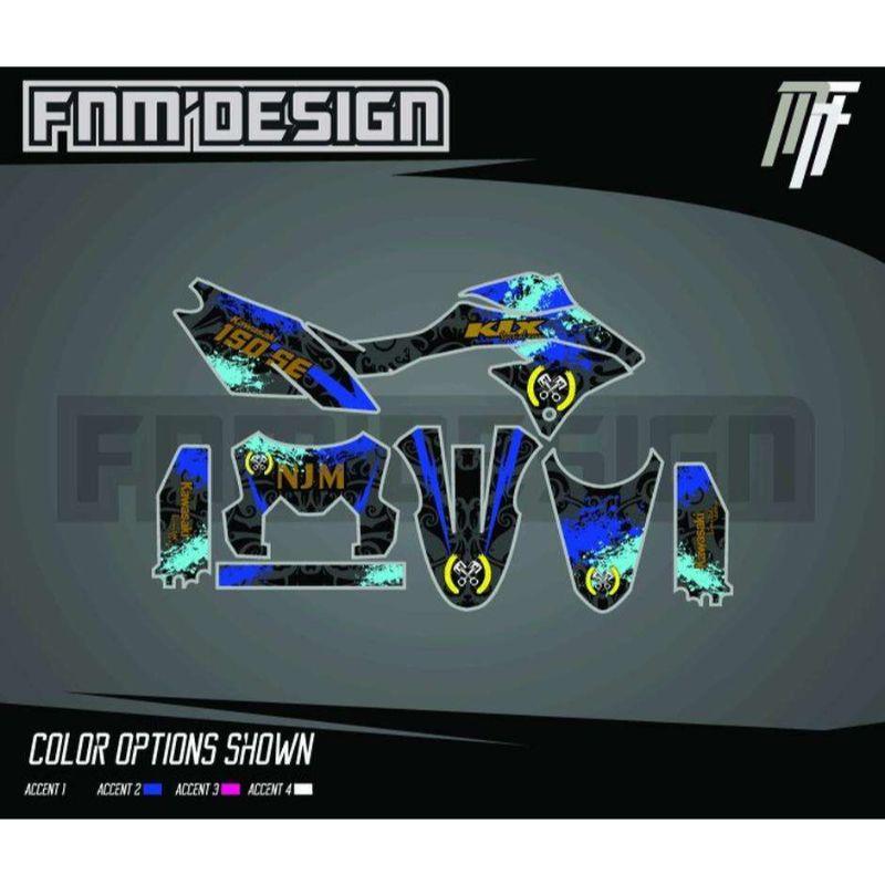 Jual Decal Sticker Body Motor for Kawasaki D-Tracker Batik di Seller ...