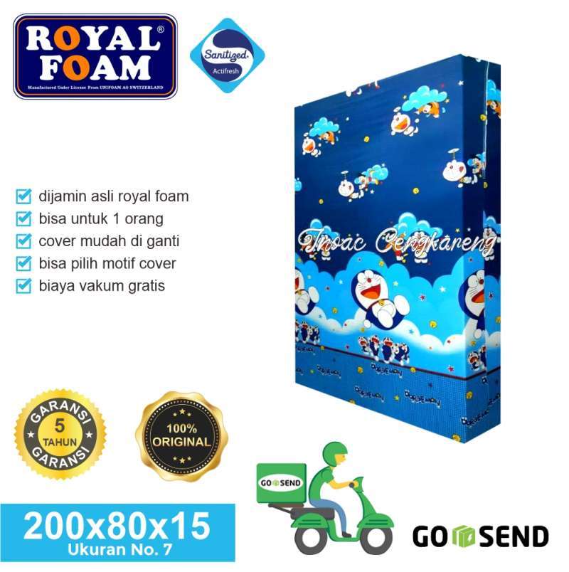 Promo Kasur Busa Royal No. 7 Ukuran 200x80x15 cm Tebal 15 cm Kasur Busa ...