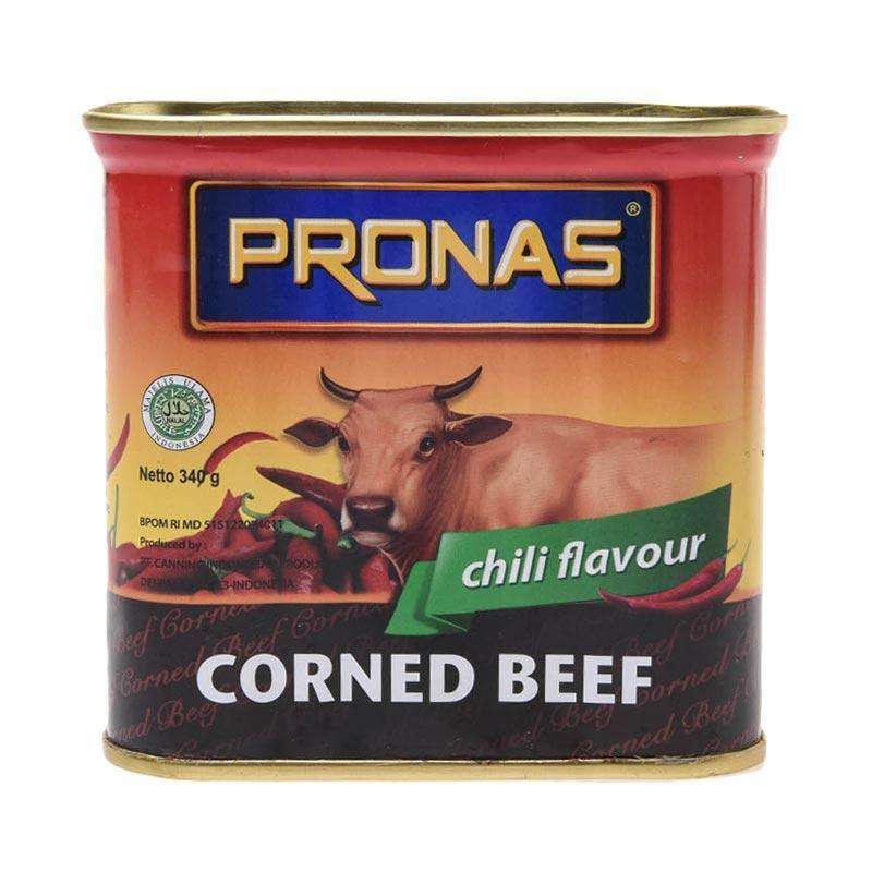 Jual - Pronas Corned Beef Chili Flavour [340g] 0301010007 Halal di ...