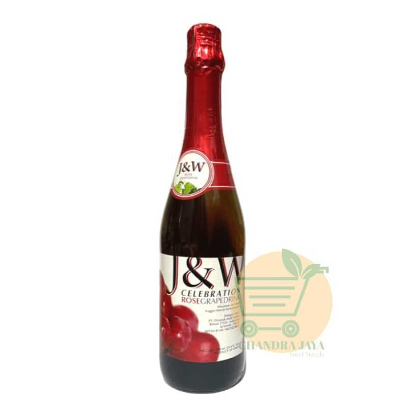 Jual J&W Celebration Rose Grape Drink 750ml - Sparkling Anggur Merah di ...