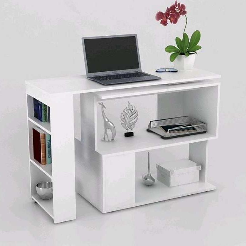 Jual Pro design Meja Laptop / Meja Kerja / Meja Kantor - White di ...