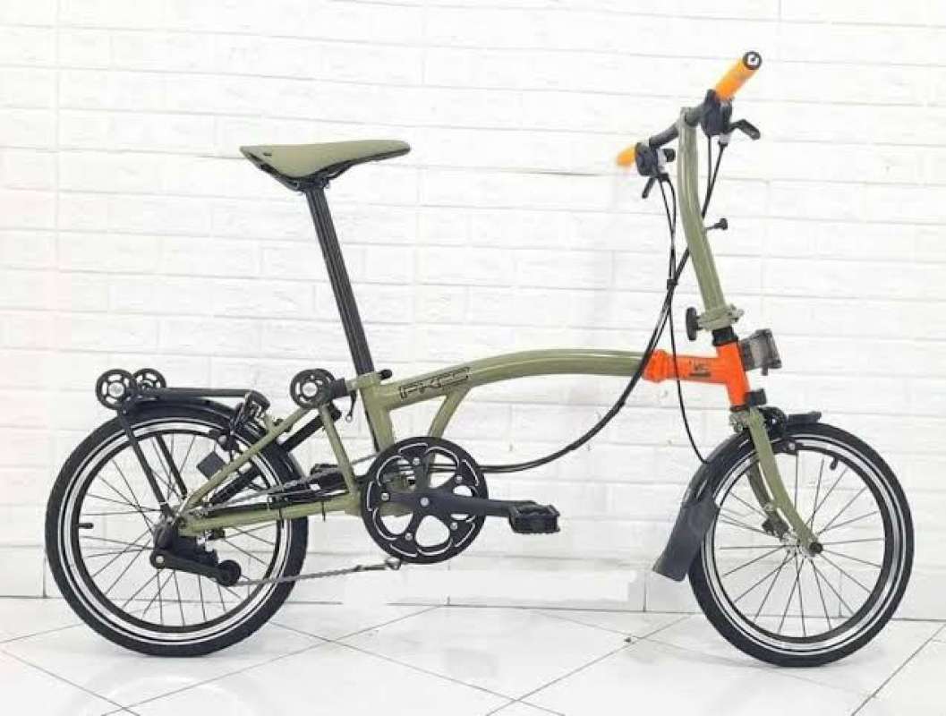 Jual Sepeda lipat ELEMENT PIKES GEN 2 NATURE GREEN like brompton ...