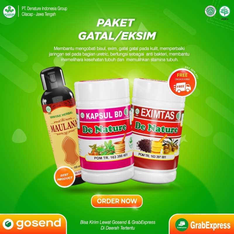 Promo Kapsul BD, Eximtas + Minyak Herbal Maulana (OBAT EKSIM GATAL ...