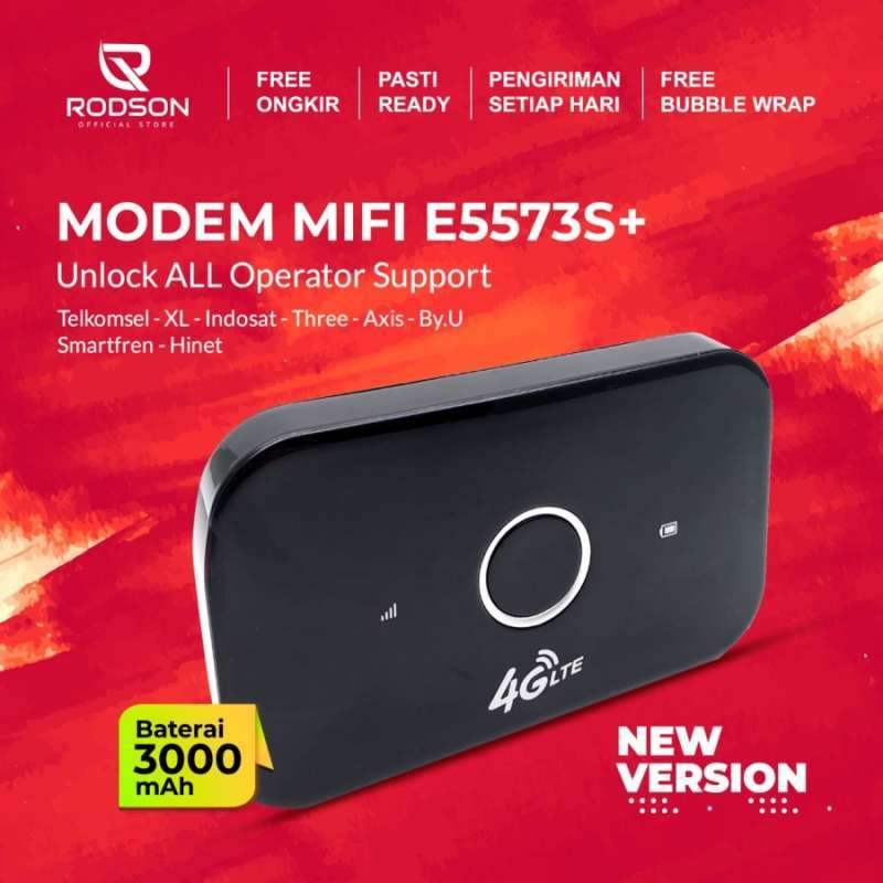 Promo Modem Luxury Mifi 5 Pro E5573 E5573s+ Max 3000mah 4g Lte Unlock ...