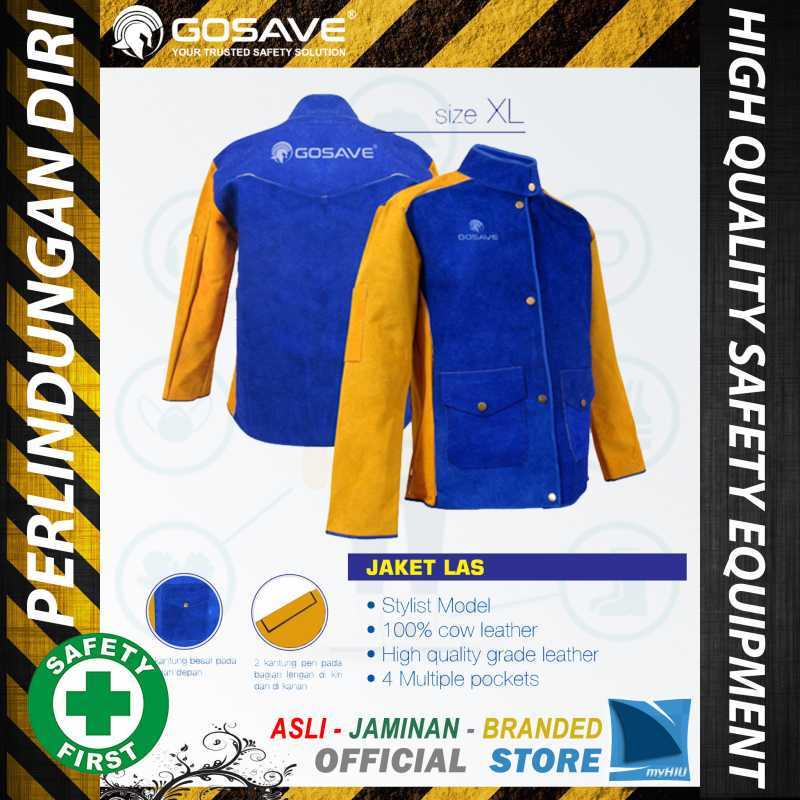 Jual Jaket Las Besar Xl Full Kulit - Fashion Apron Welding Jacket ...