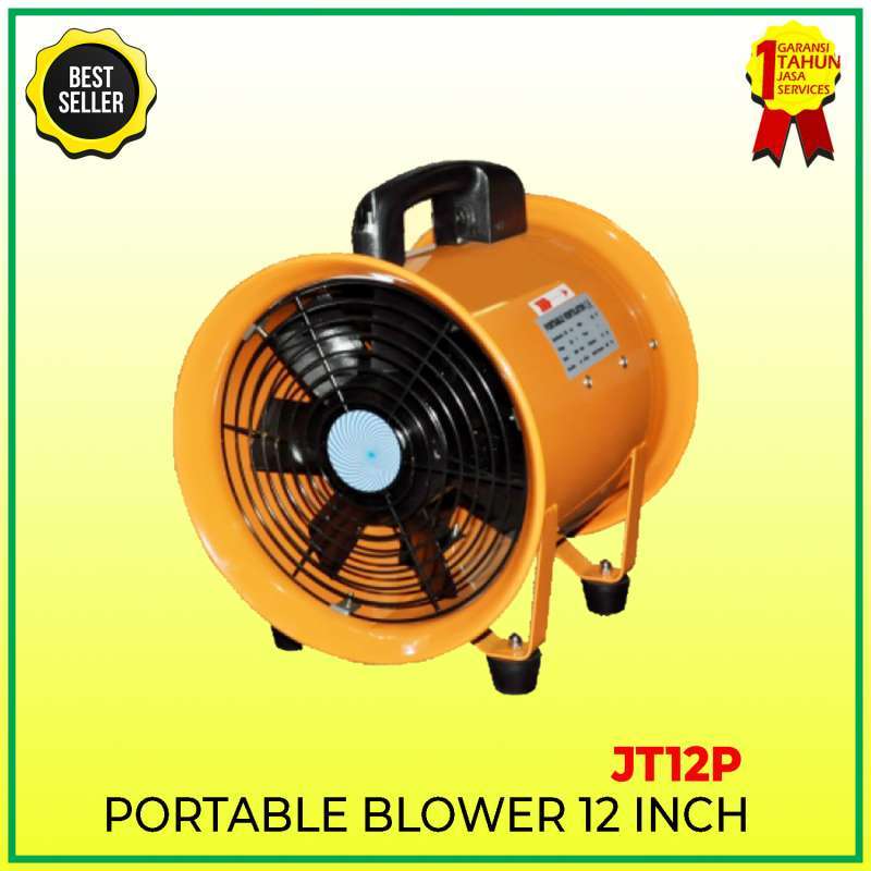 Jual Portable Ventilator Kipas Blower Exhaust Fan 12 Inch (300 mm) 0.55 ...