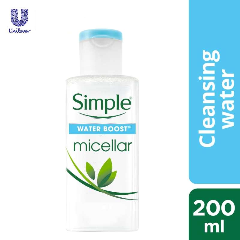 Jual WHS - Simple Water Boost Micellar Cleansing Water [200 mL] di ...