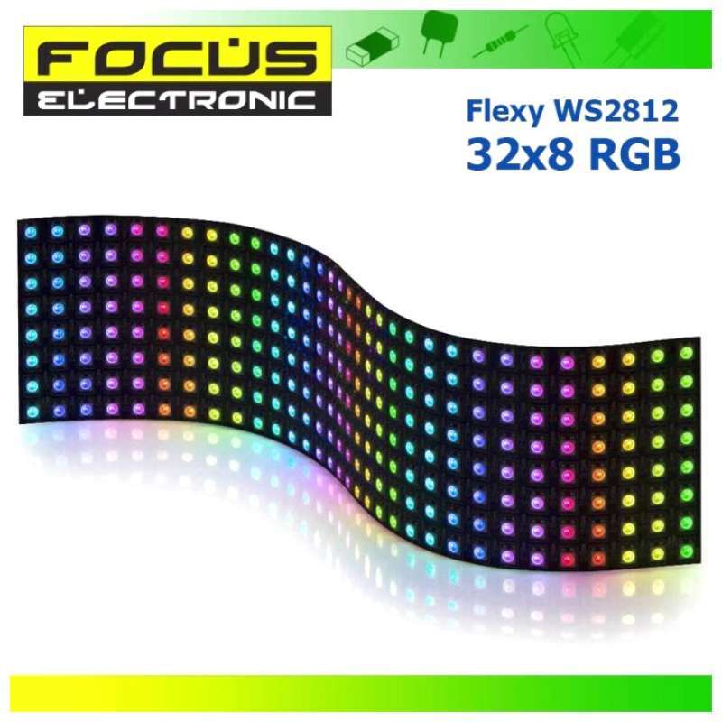 Jual Jual Premium Flexible Led Matrix Ws2812B 32X8 Individually ...