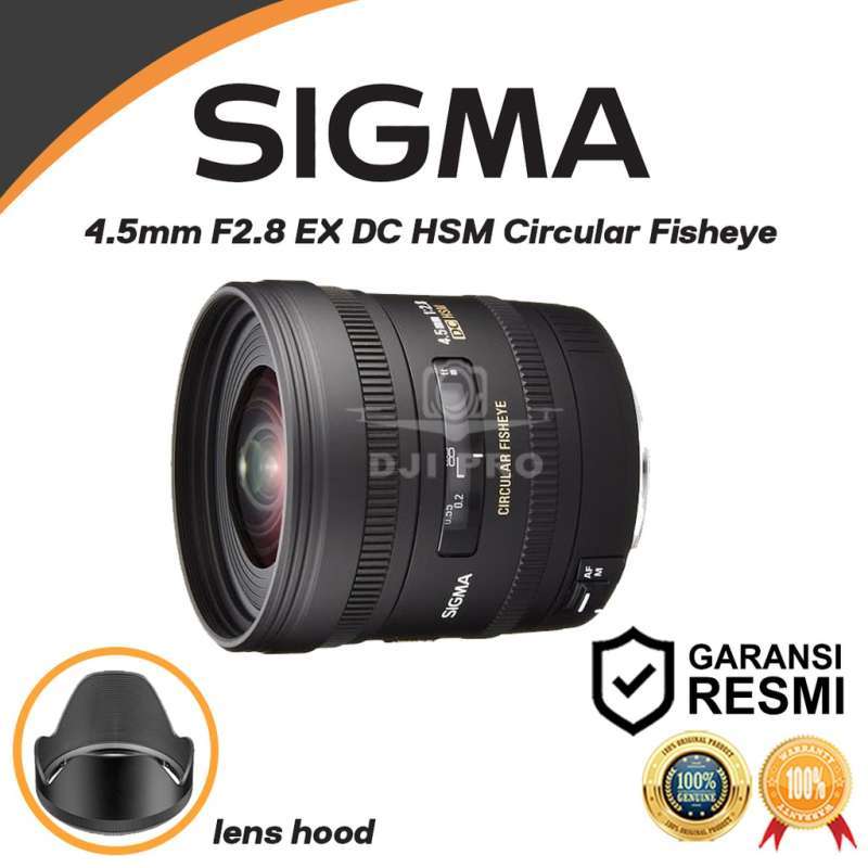 Jual Sigma 4.5mm F2.8 EX DC HSM Circular Fisheye di Seller DG PRO ...