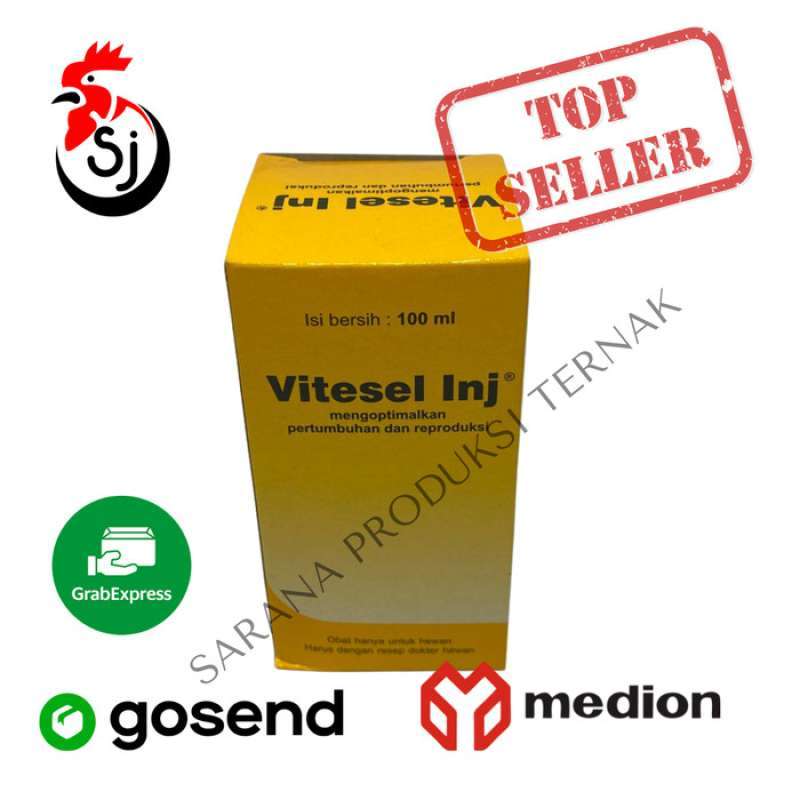 Jual VITESEL INJ 100 ml INJEKSI VITAMIN 3 MENINGKATKAN KUALITAS ...