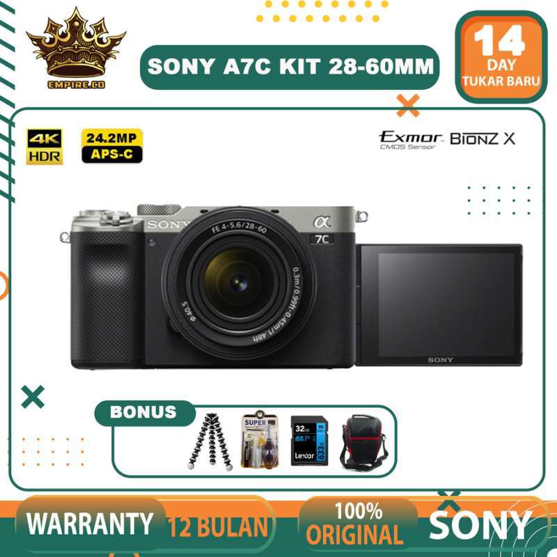 Jual Sony Alpha a7C KIT 28-60MM Mirrorless Digital Camera Resmi Sony ...